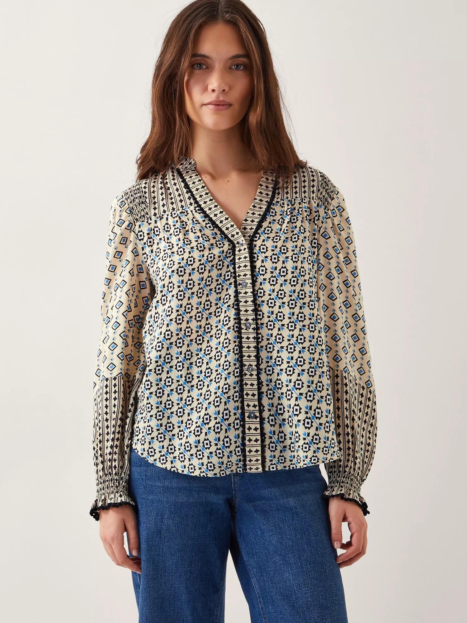Monsoon Jemmie Geometric Print Blouse | endource