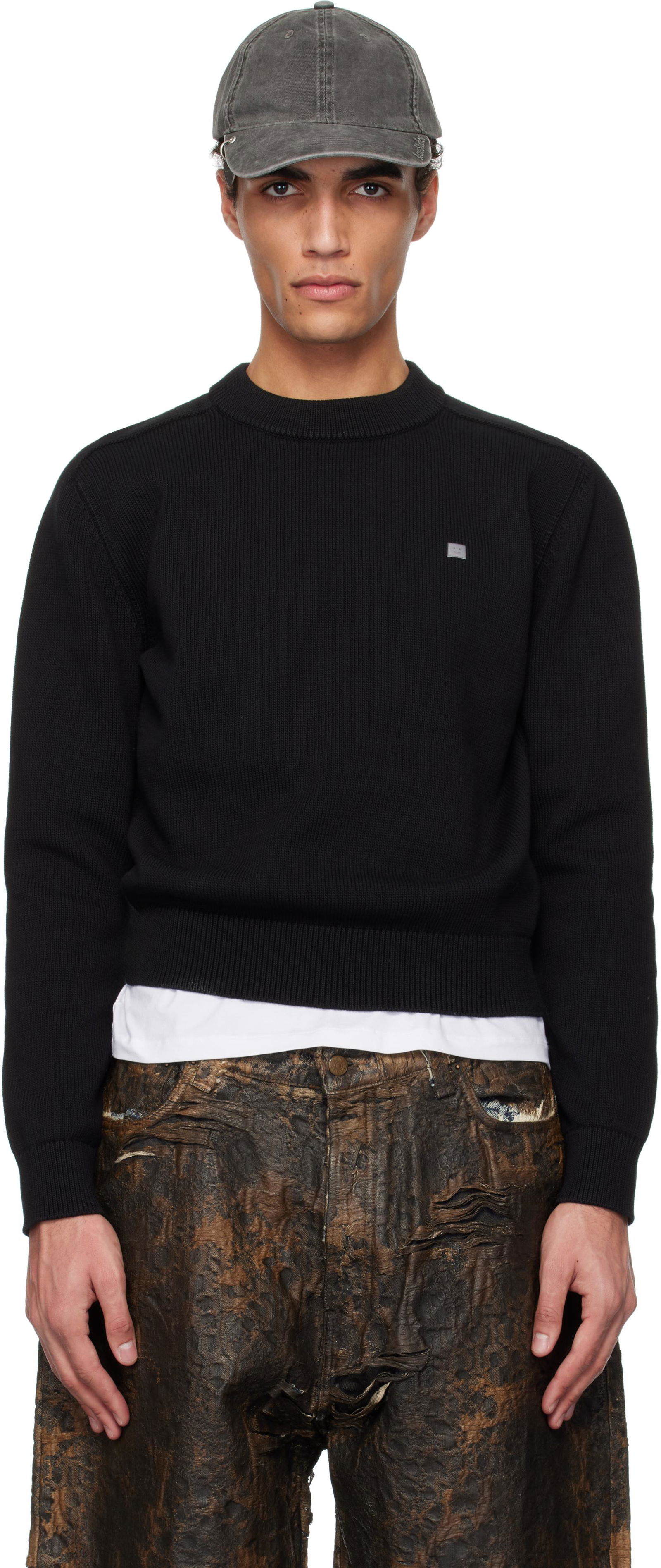 ACNE STUDIOS Knit Cotton Sweater | endource