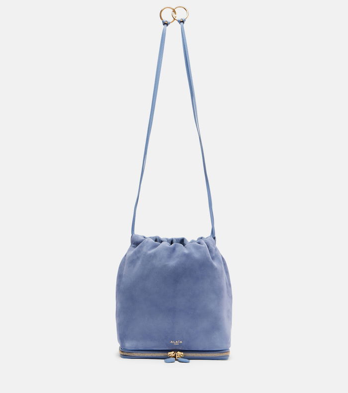 Alaïa Le Pochon Suede Bucket Bag | endource