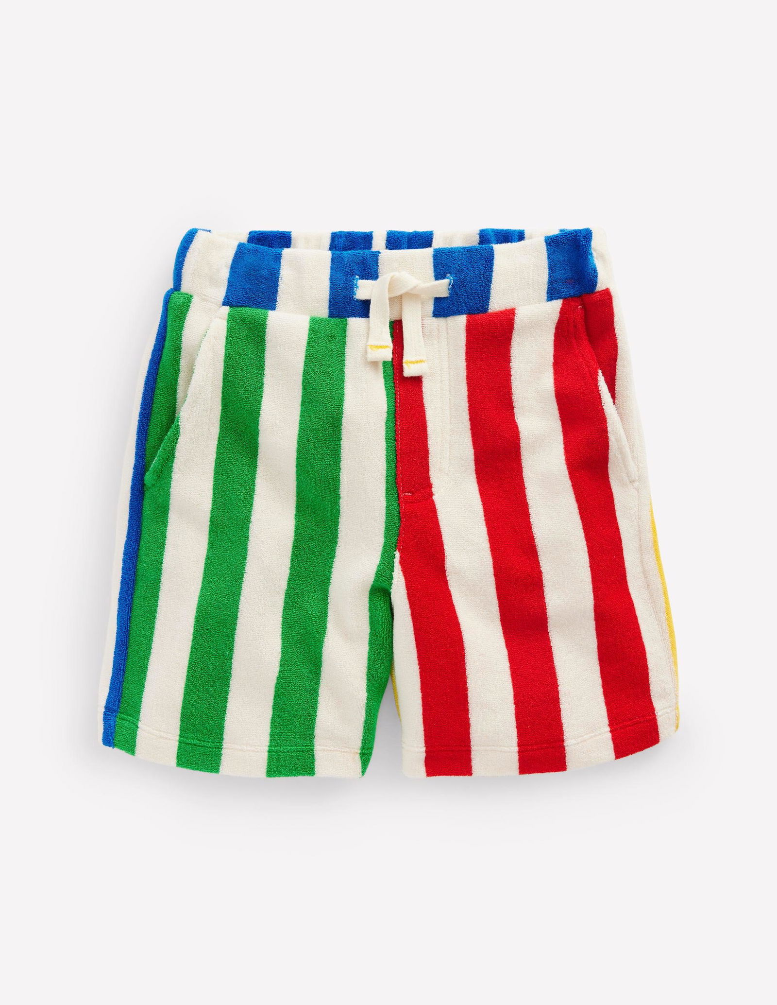 BODEN Hotch Potch Stripe Towelling Shorts | endource