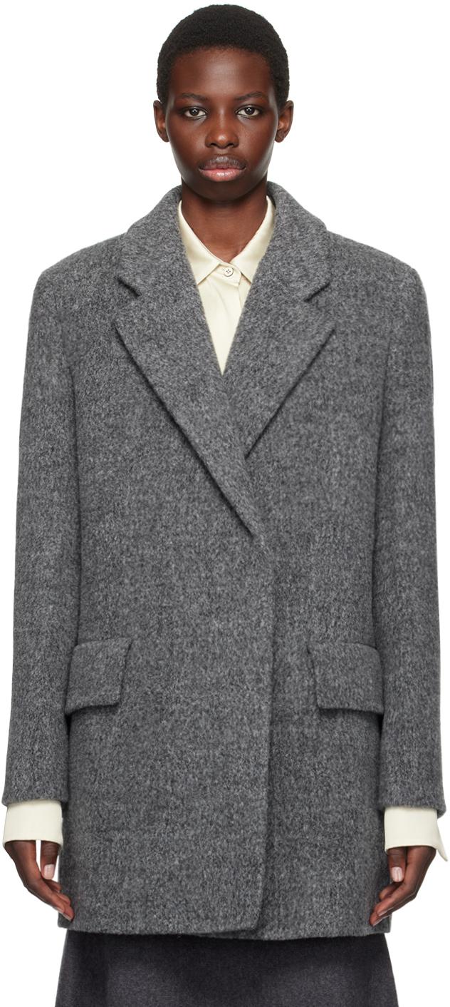 JIL SANDER Double-Breasted Caban Jacket | endource