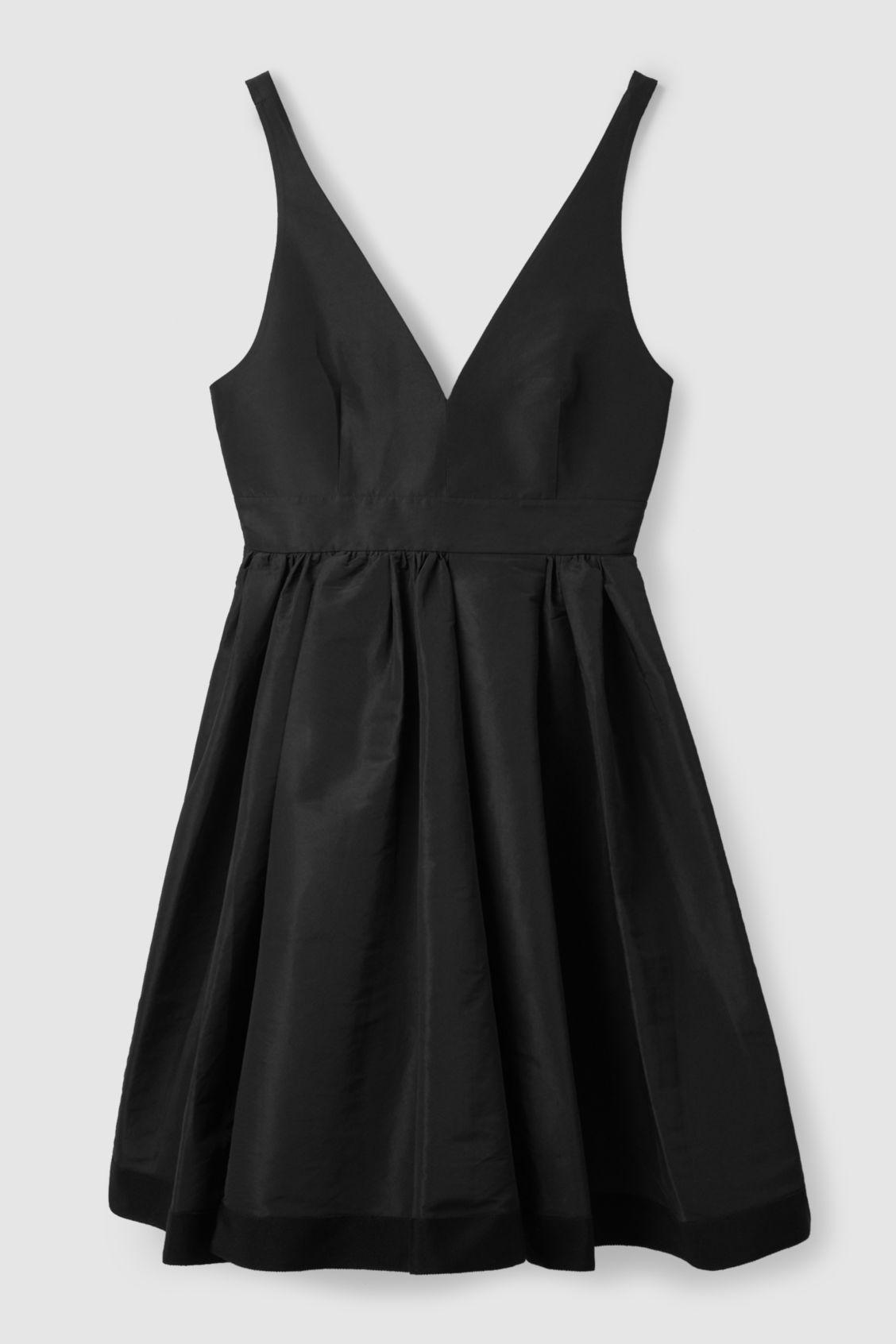 COS Deep V-Neck Dress | endource