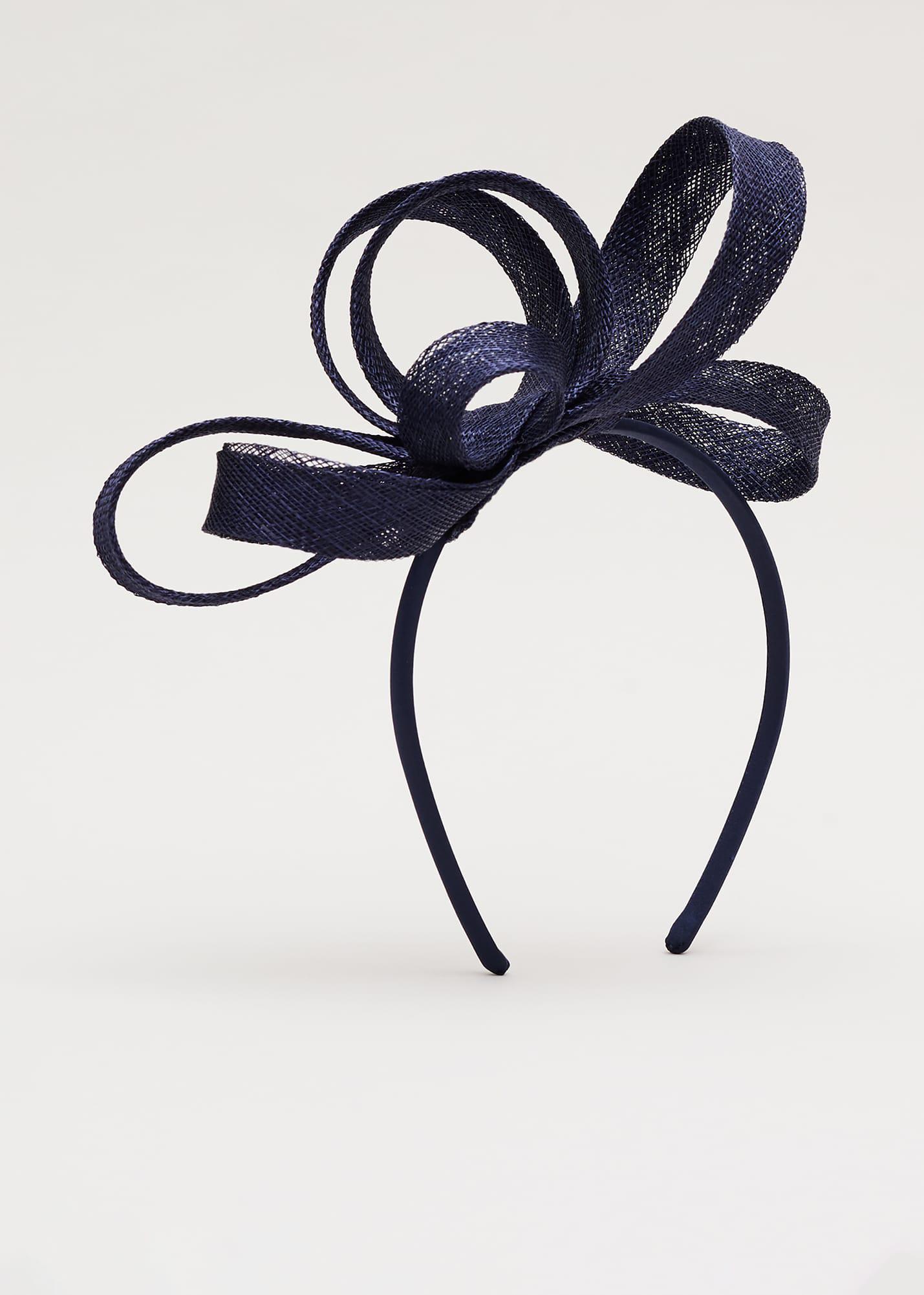 PHASE EIGHT Twist Headband in Navy | endource