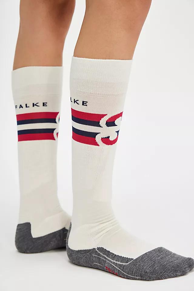 FALKE Sk4 Flag Ski Socks in Red | endource