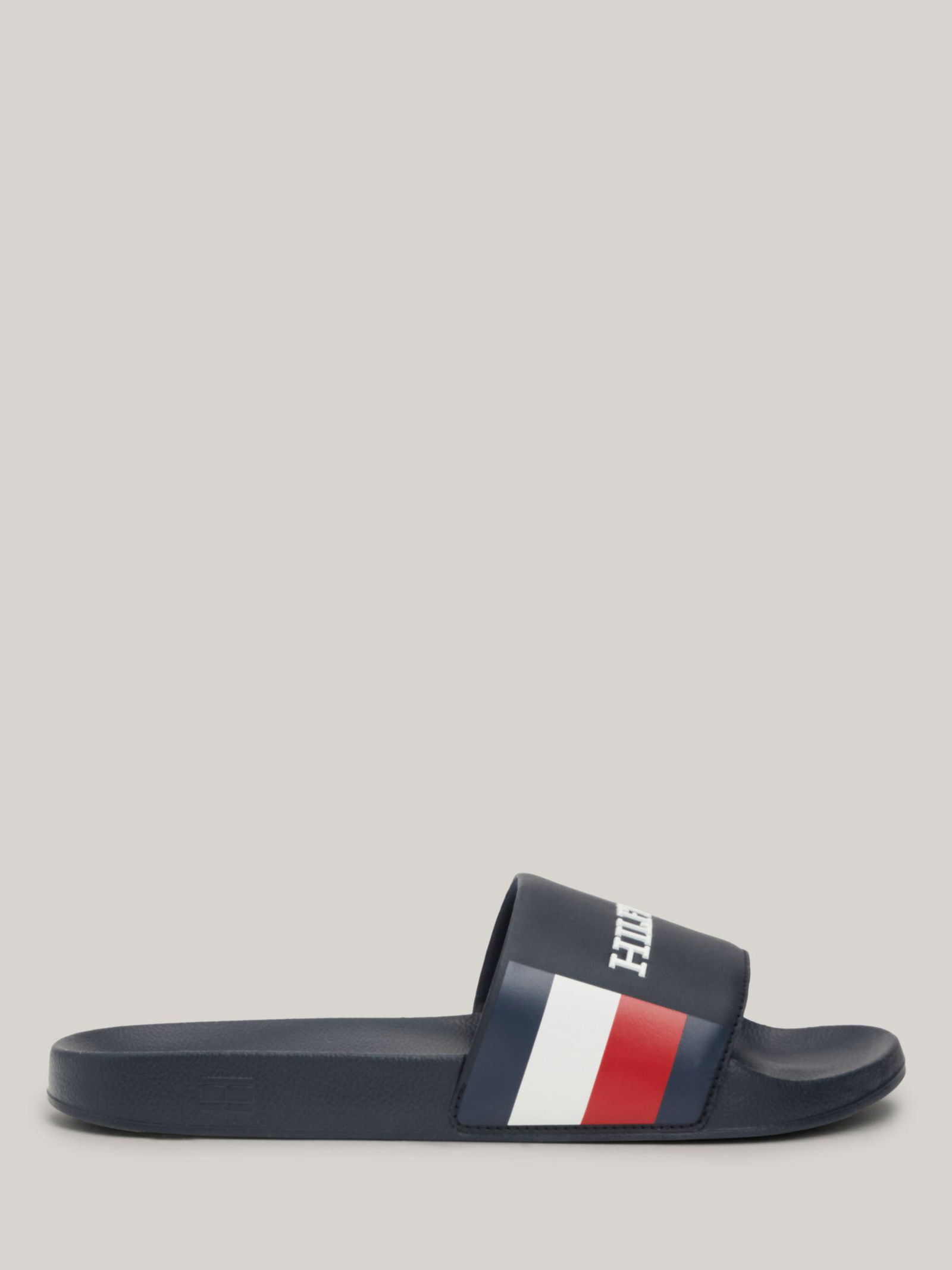 TOMMY HILFIGER Flag Logo Pool Sliders in Desert Sky | Endource