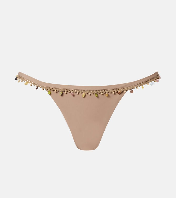 CHRISTOPHER ESBER Beach Quartz Embellished Bikini Bottoms | endource
