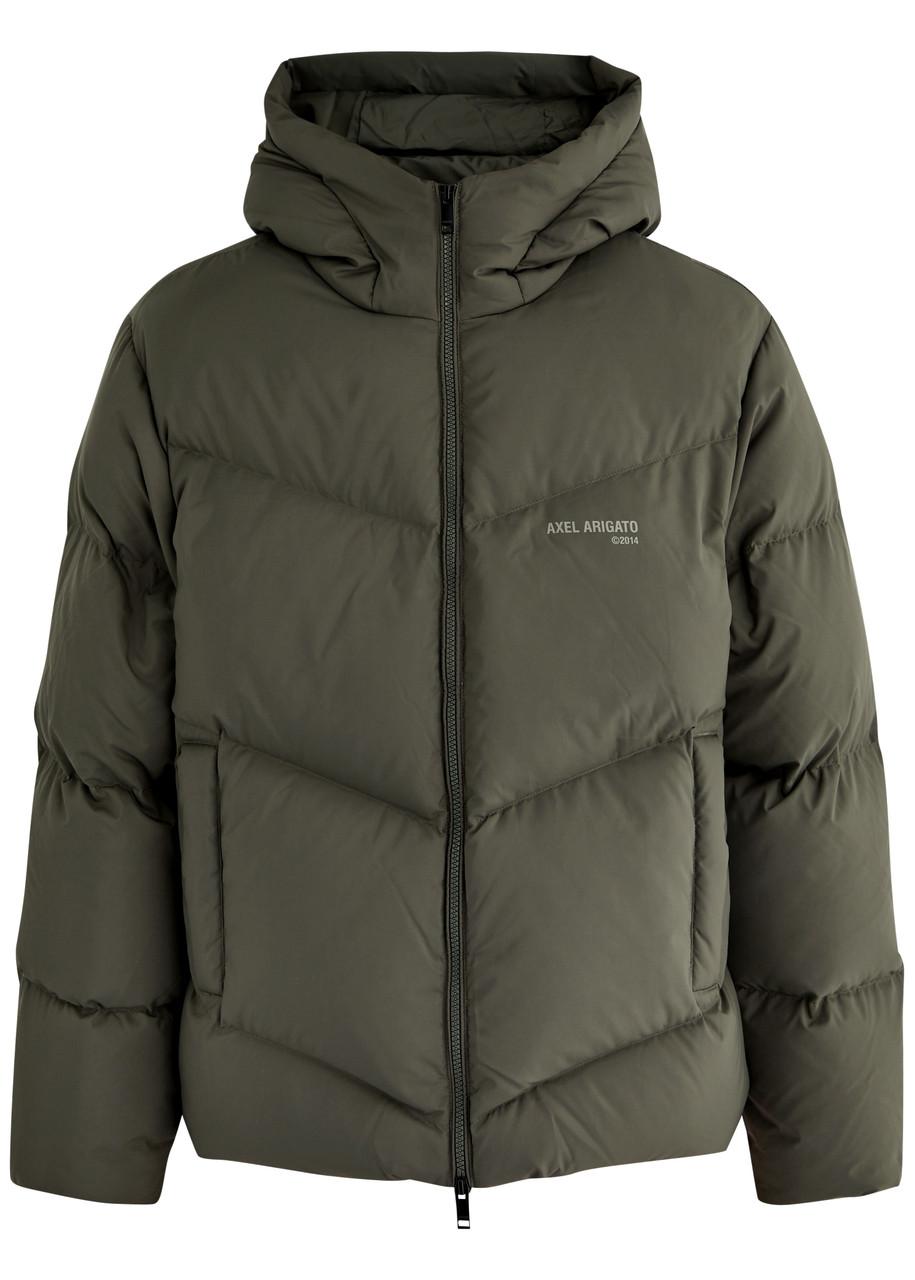 AXEL ARIGATO Logo Quilted Shell Jacket | endource