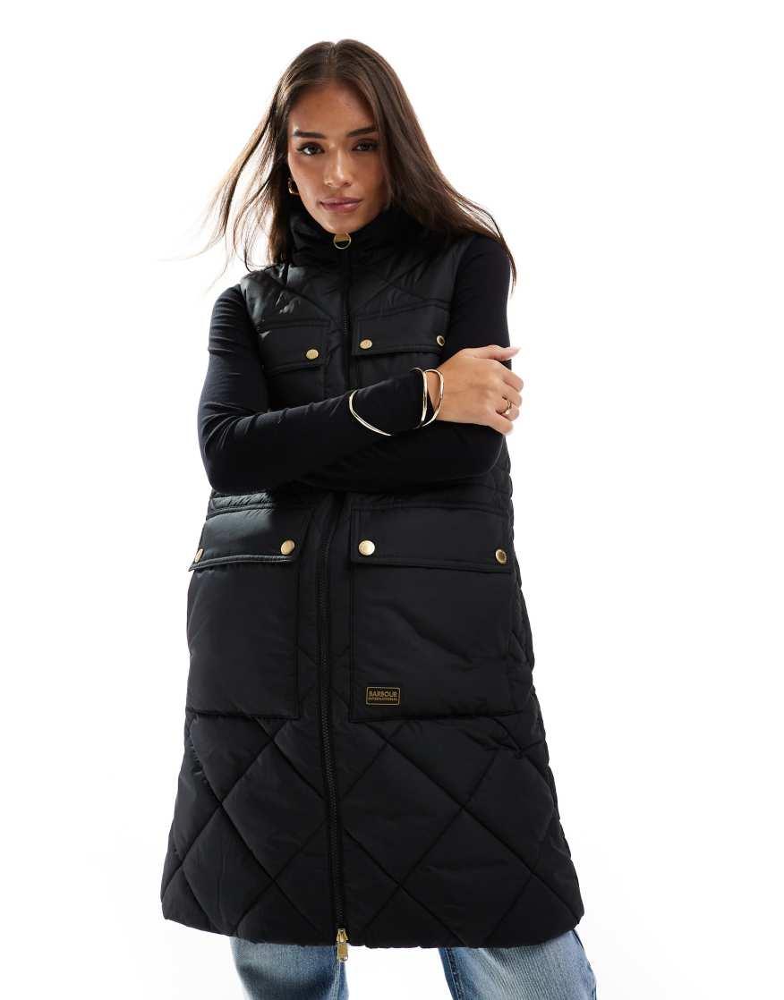 BARBOUR INTERNATIONAL Meir Gilet in Black | endource
