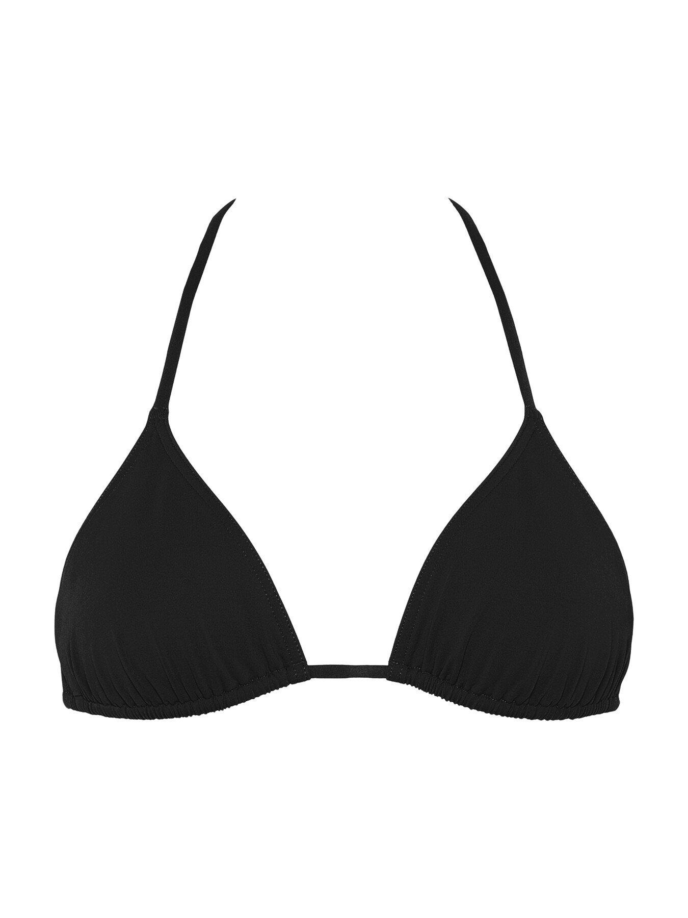 ERES Mouna Bikini Triangle Top in Black | Endource