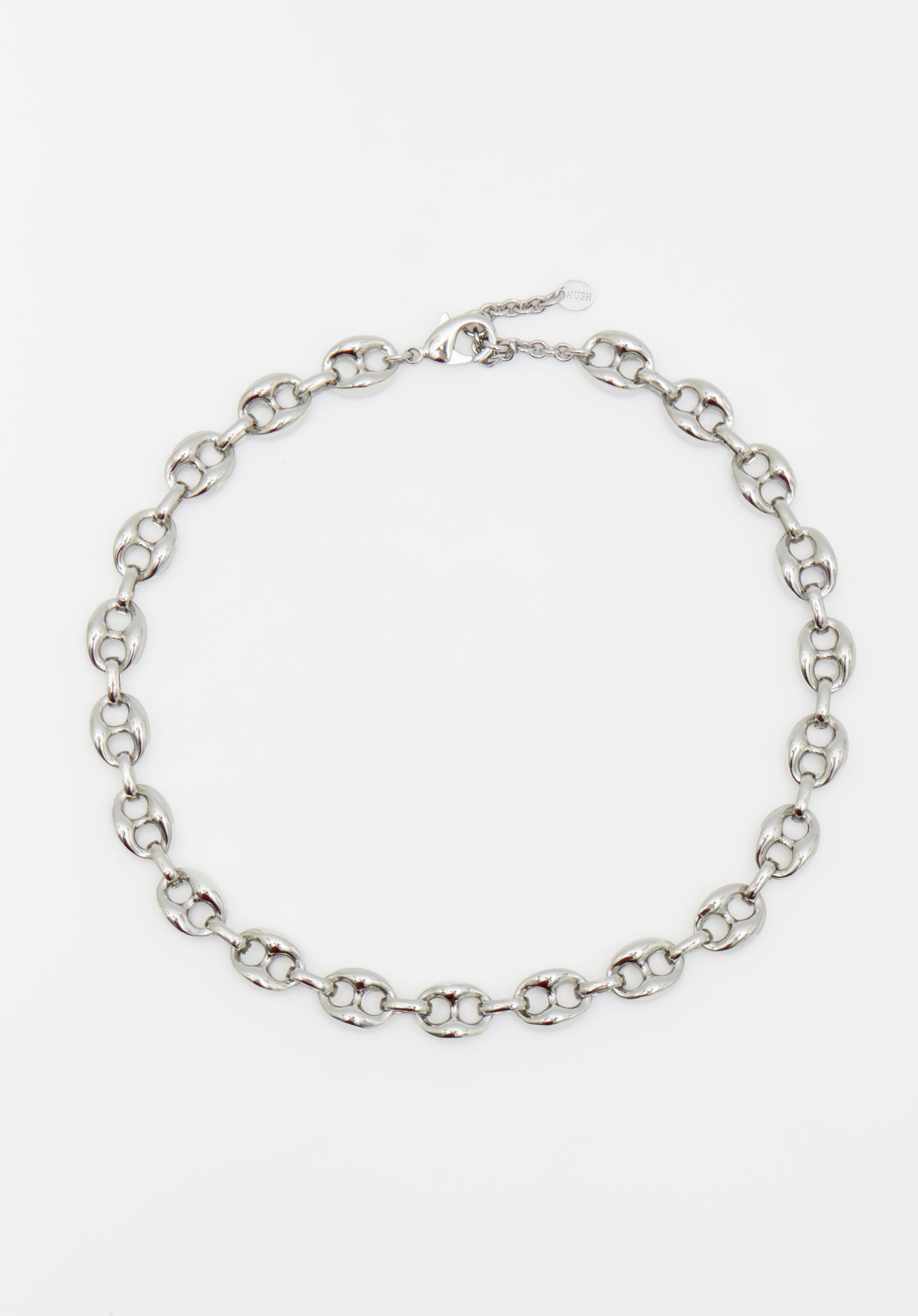 HUSH Rima Chain Necklace in Silver | Endource
