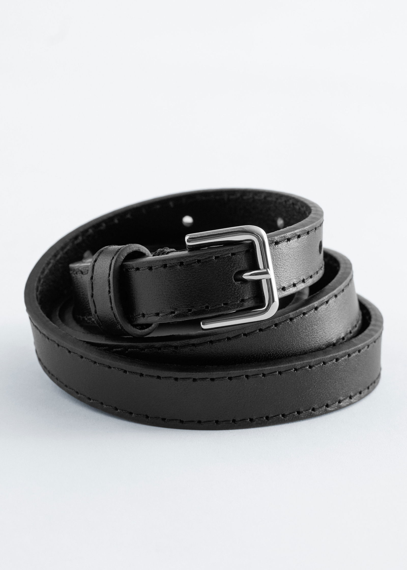 & OTHER STORIES Slim Leather Belt | endource