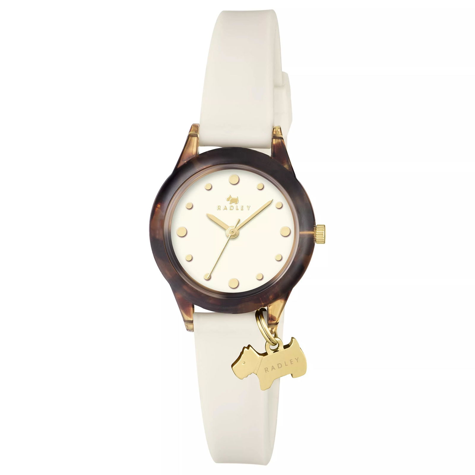 RADLEY Watch It Silicone Strap Watch in Cream/Tortoise RY2432 | endource