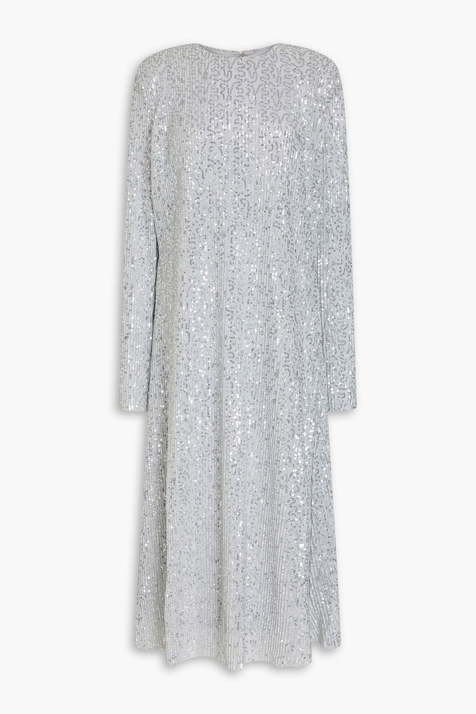 STINE GOYA Celsia Sequined Ribbed-Knit Midi Dress | endource