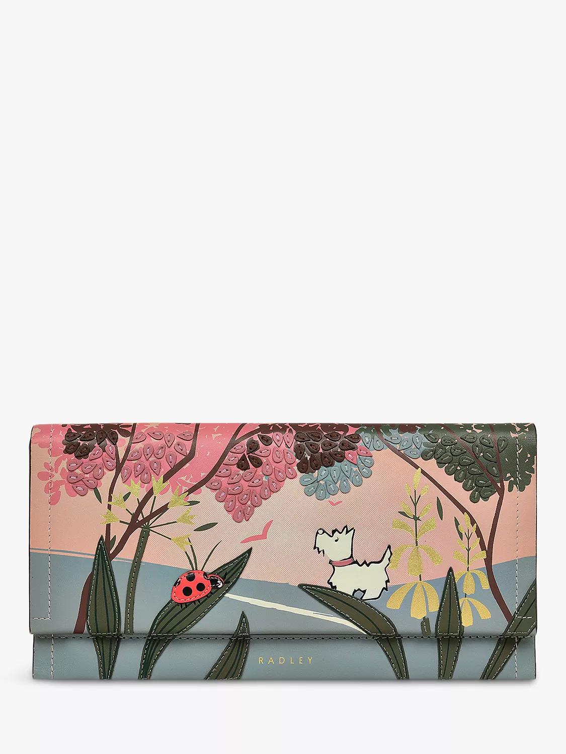 RADLEY Spring Meadow Leather Large Flapover Purse | endource