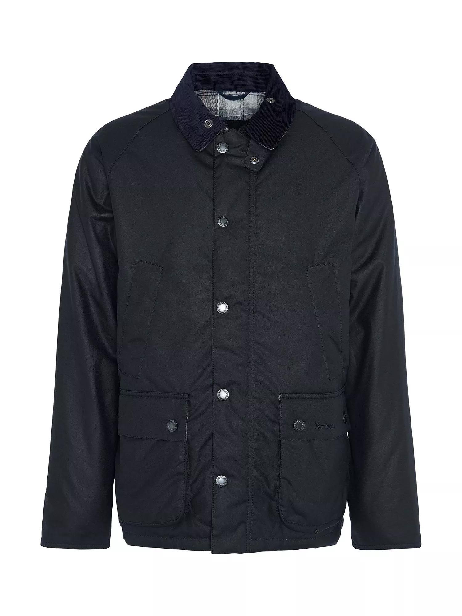 BARBOUR Ambleside Waxed Cotton Jacket in Navy/Blue Granite | endource