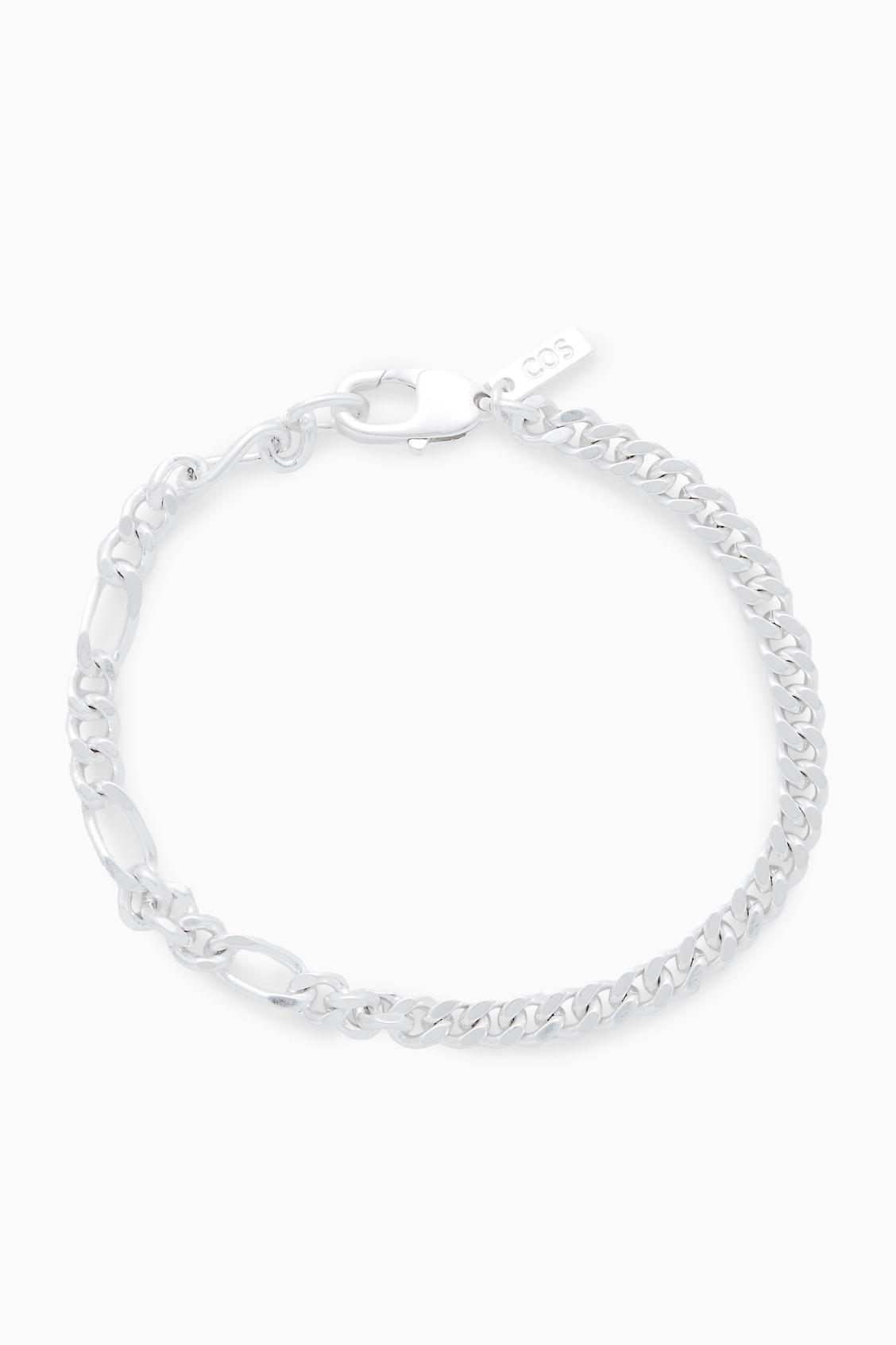 COS Contrast-Chain Bracelet in SILVER | endource
