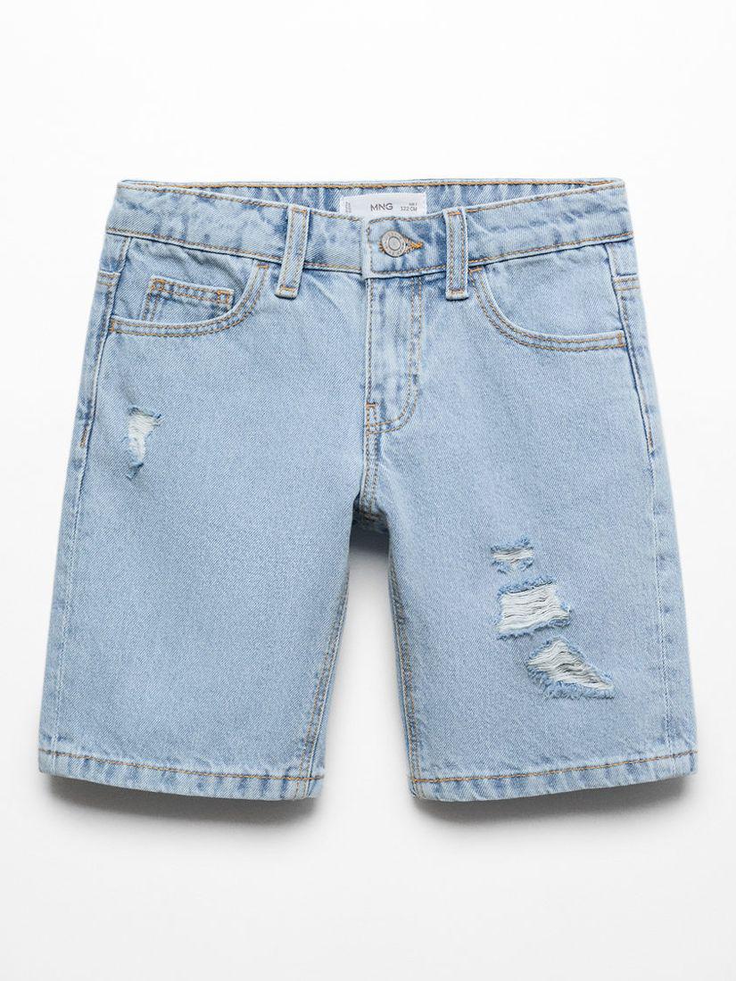 MANGO Kids' Martin Denim Bermuda Shorts | endource