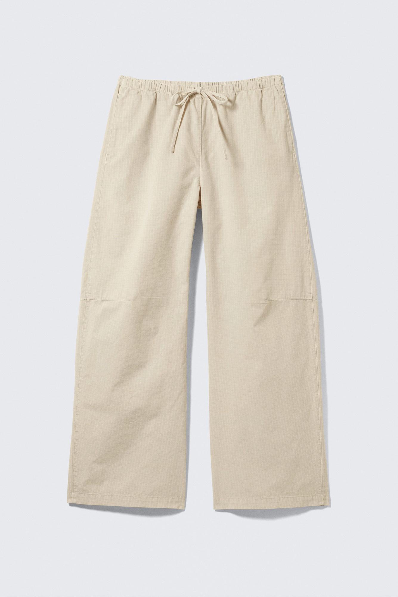 WEEKDAY Loose Fit Washed Ripstop Trousers | endource