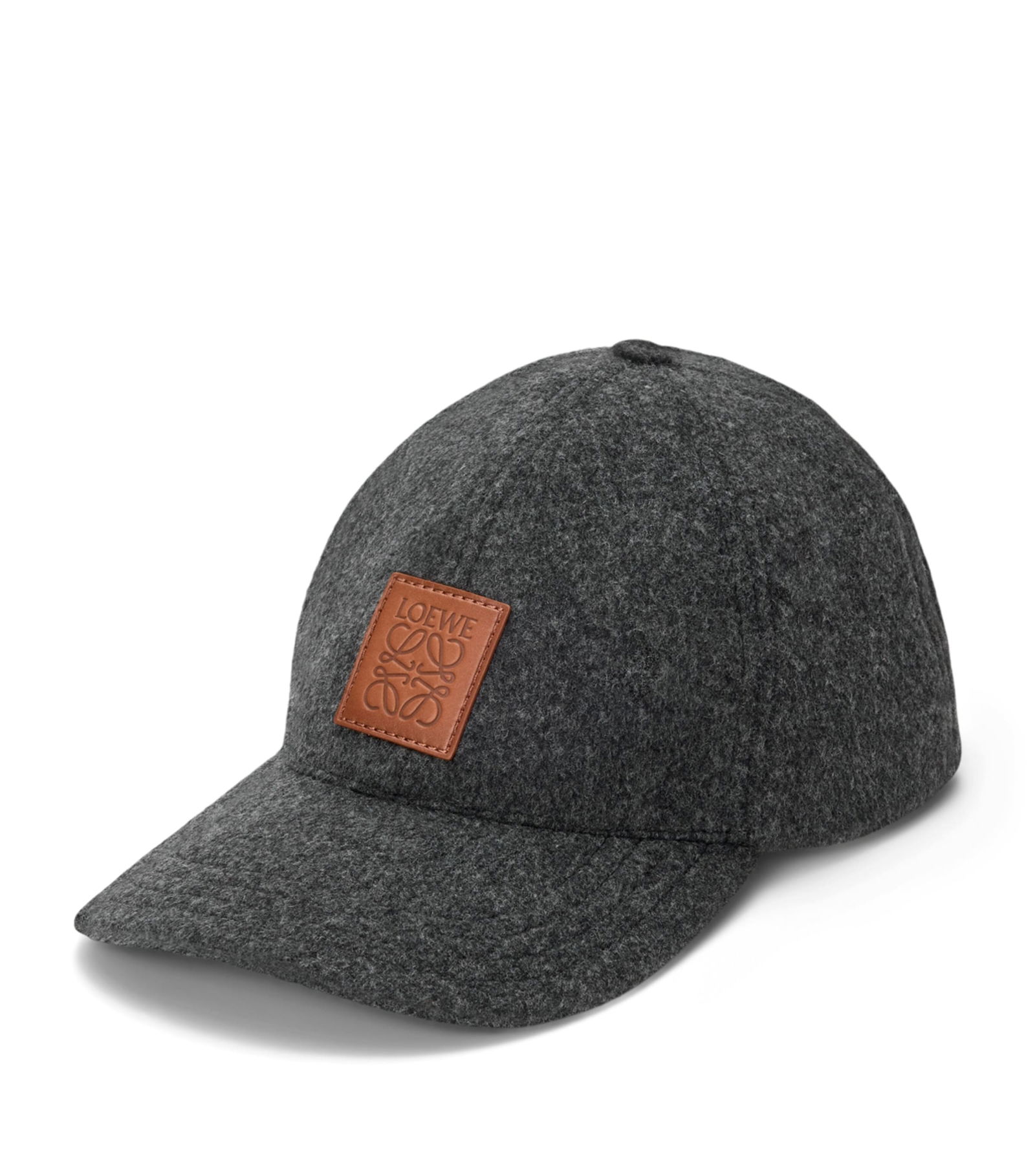 LOEWE Wool-Blend Logo-Patch Baseball Cap | endource