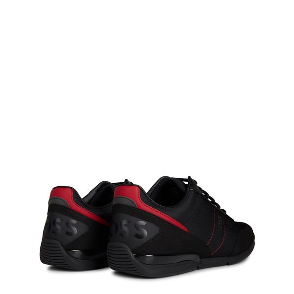 BOSS Men's Saturn Low Top Trainers, Technical Mesh | endource