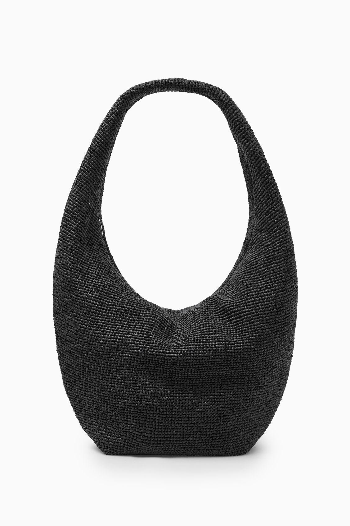 COS Oversized Raffia Sling Bag | endource