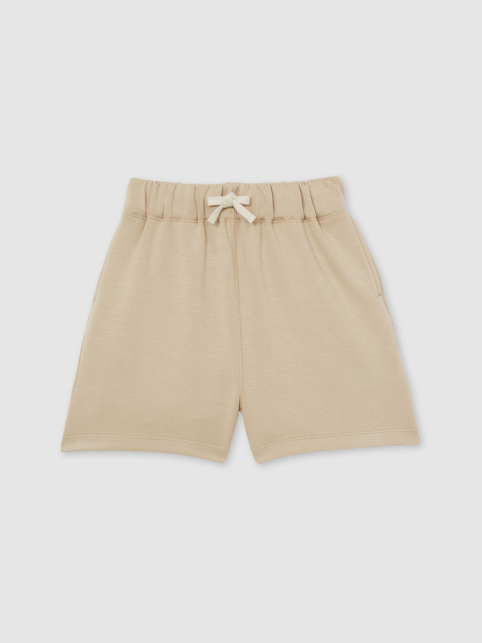 REISS Reiss x Les 100 Ciels - Reggie Jersey Shorts in Sage | endource