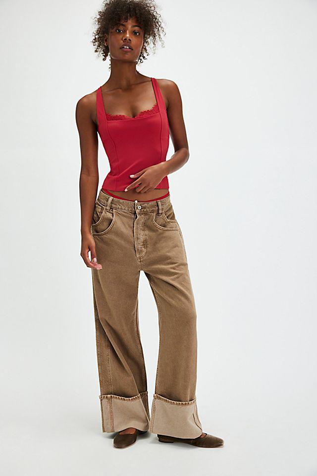 FREE PEOPLE Looking Good Cami in Scarlet | Endource