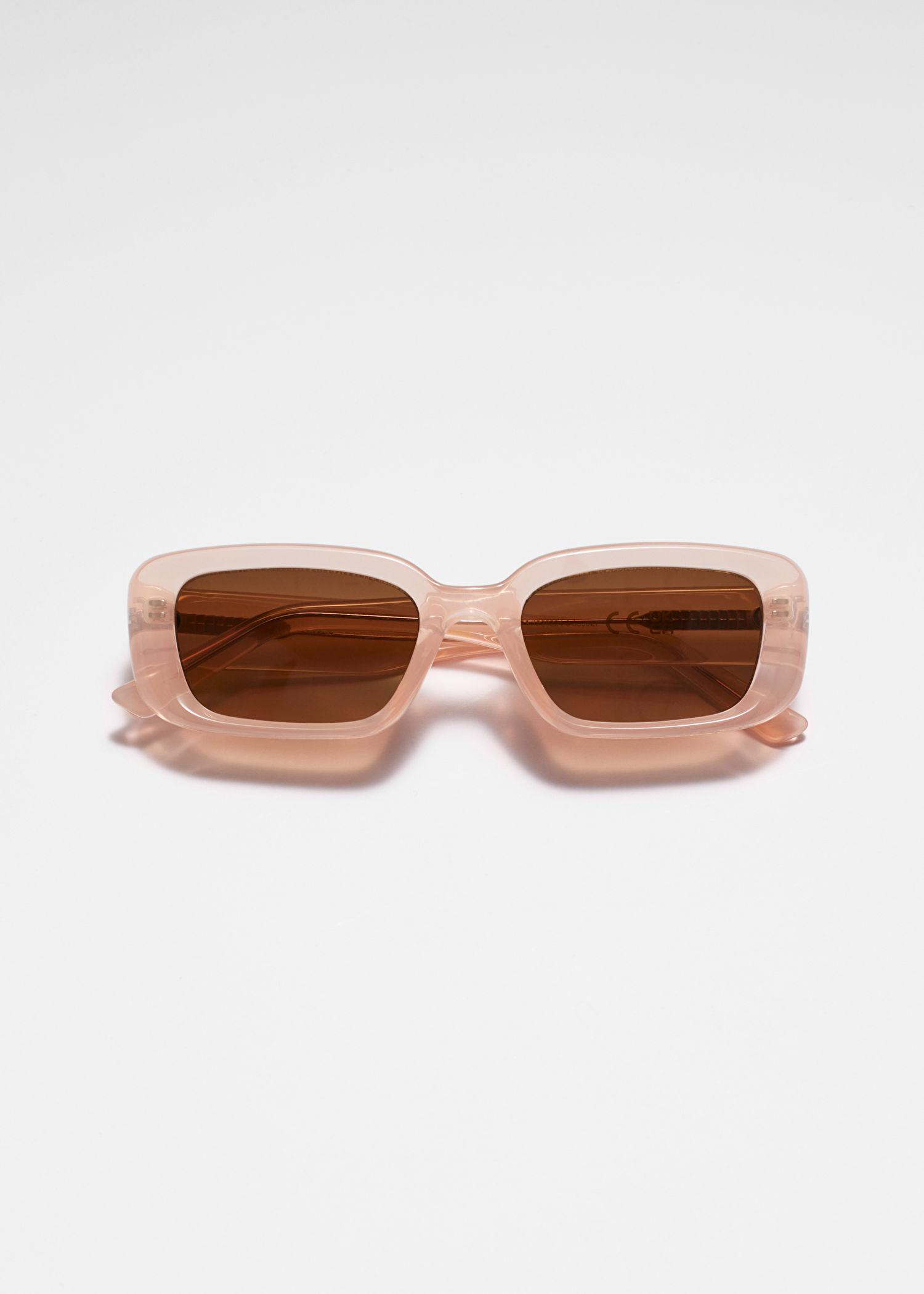 & OTHER STORIES Bold Rectangular-Frame Sunglasses | endource