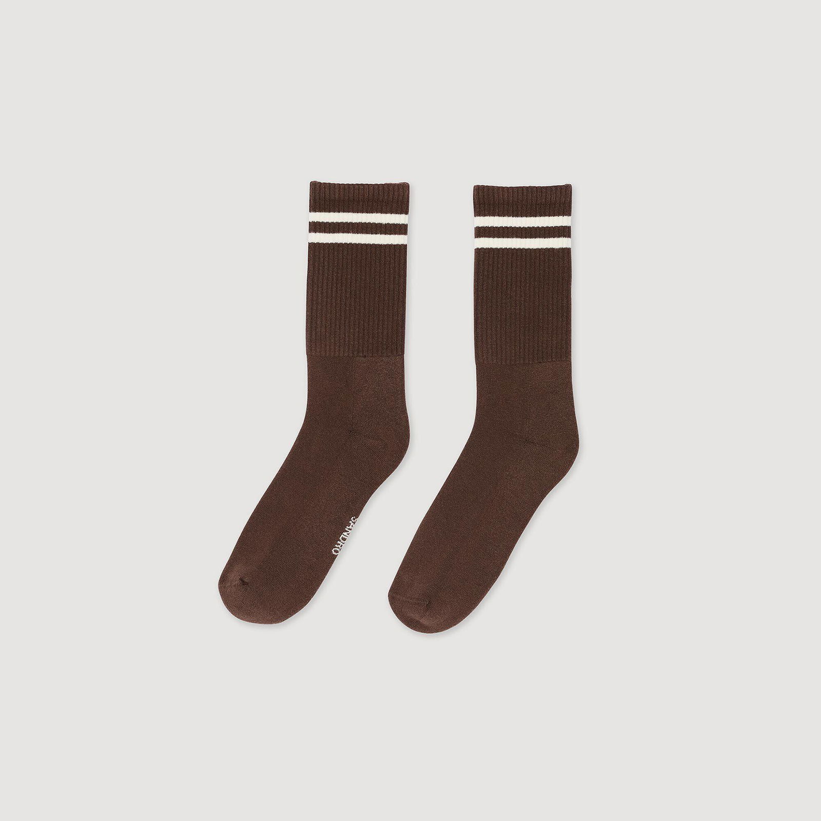 SANDRO Sports Socks in Ecru | endource