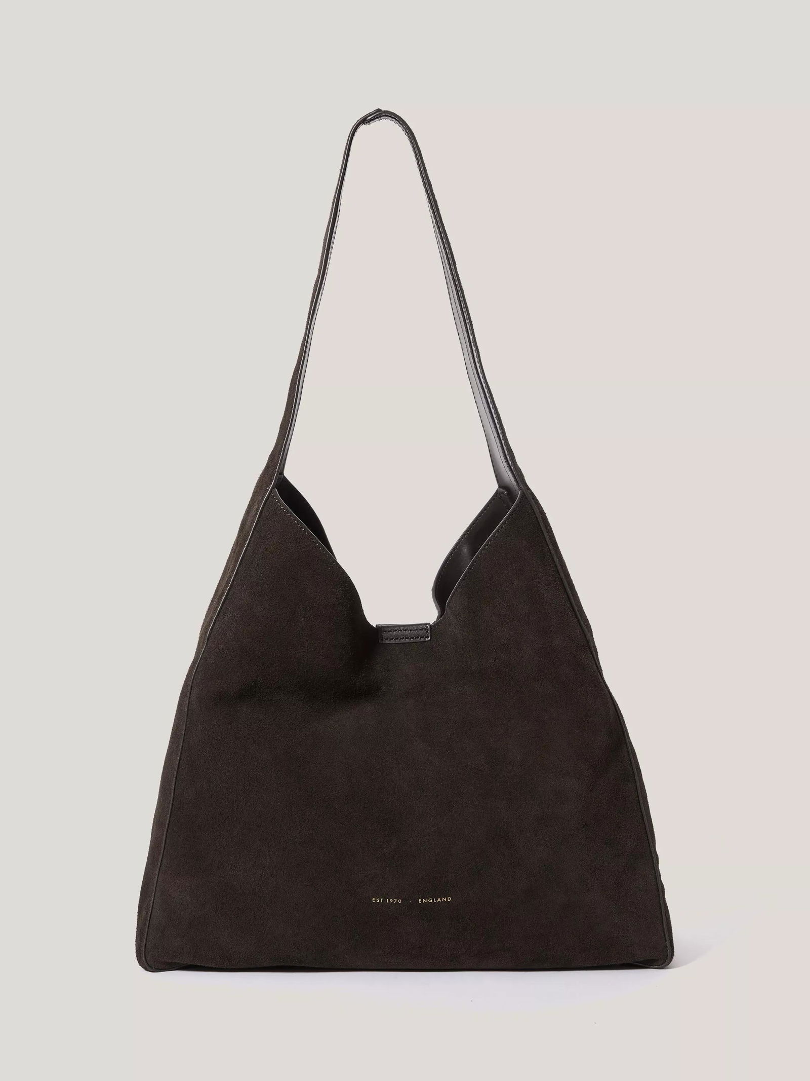 JIGSAW Heckfield Suede Tote Bag in Brown | endource