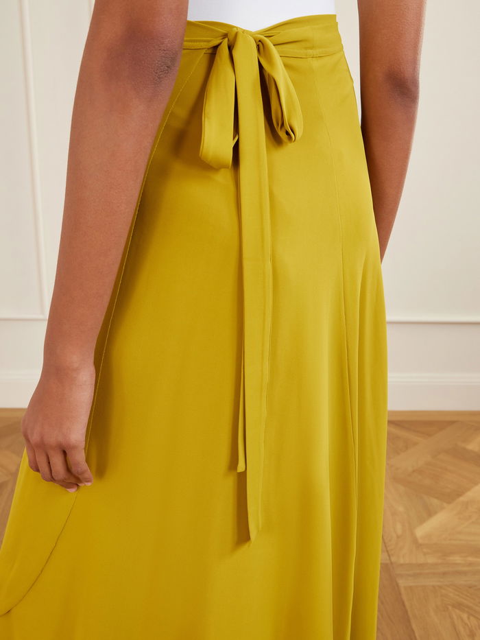 ERES Julieta Stretch-jersey Wrap Midi Skirt | endource