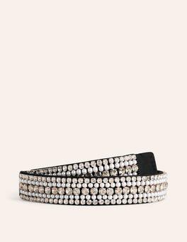 BODEN Embellished Waist Belt in Black | endource
