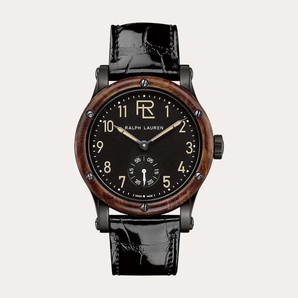 RALPH LAUREN 39 MM Steel Watch in Black | endource