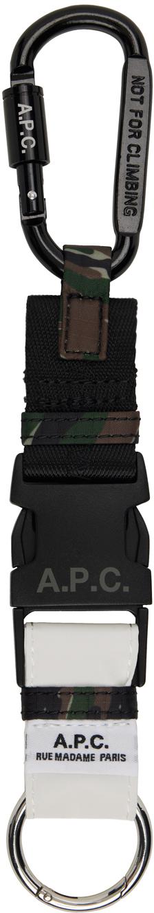 A.P.C. Camouflage Trek Keychain | Endource