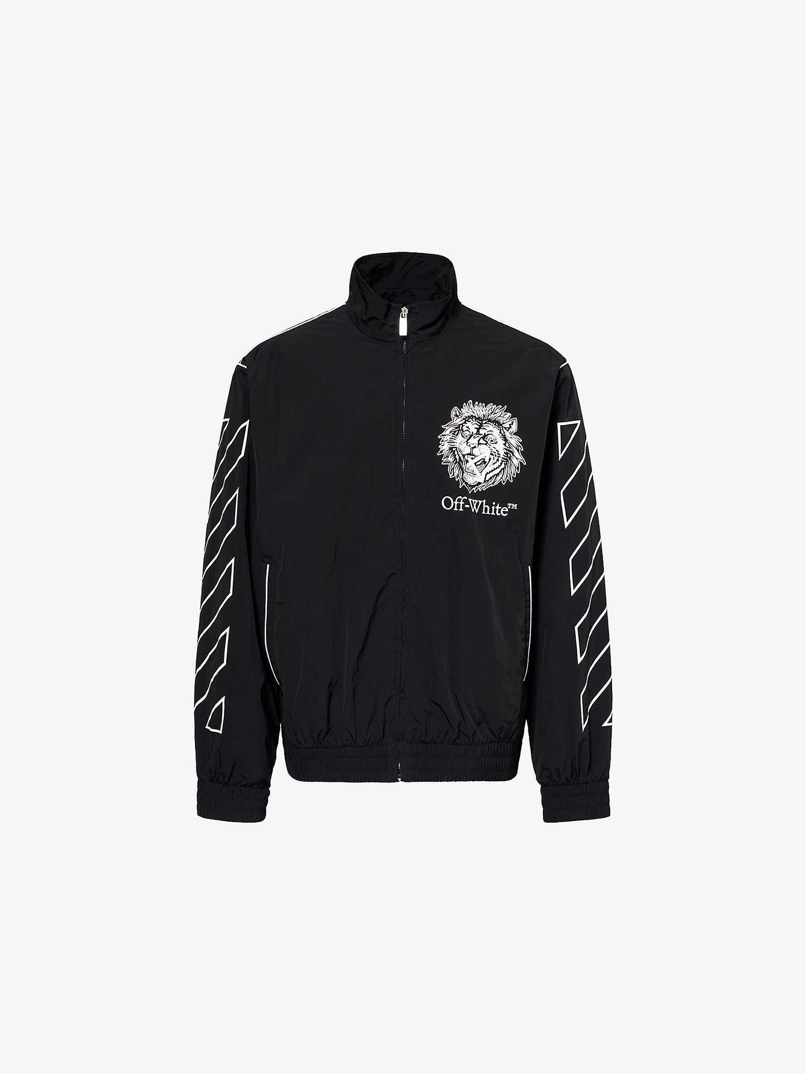 Off-White Lion NYL Relaxed-Fit Woven Track Top | endource