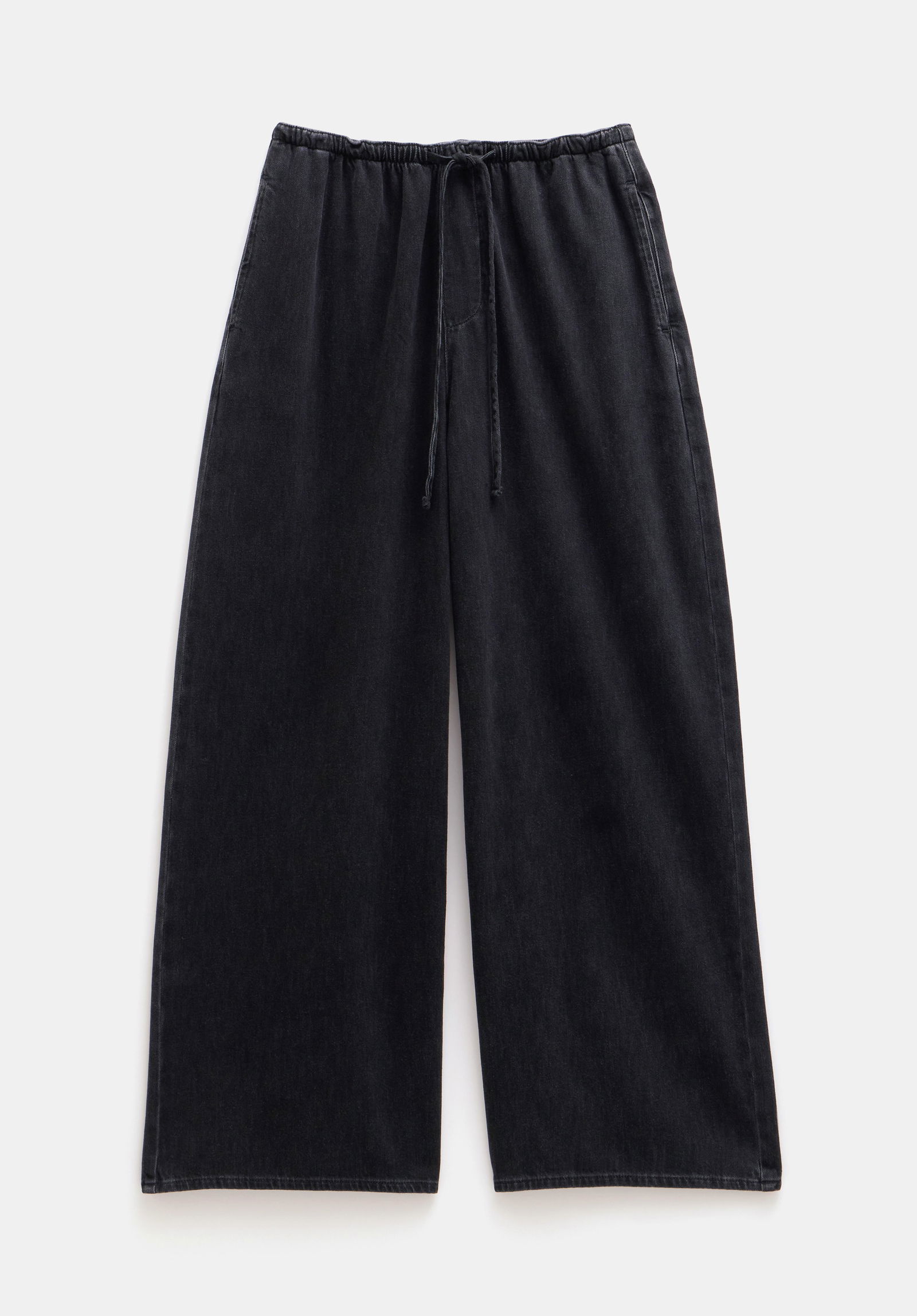 HUSH Clio Wide Leg Tie Waist Jeans | endource