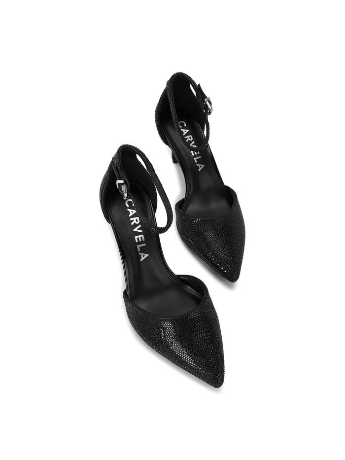 CARVELA Shine Fabric Court Shoes | endource
