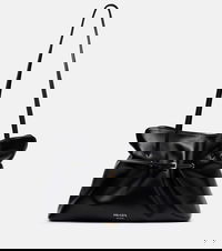 PRADA Dada Large Leather Shoulder Bag | endource