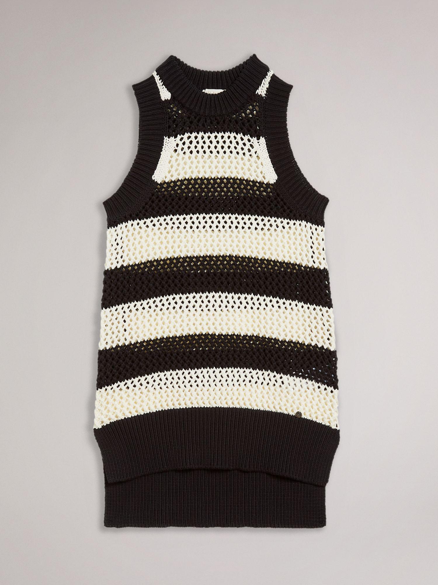 TED BAKER Heide Stripe Knit Tank Top | endource