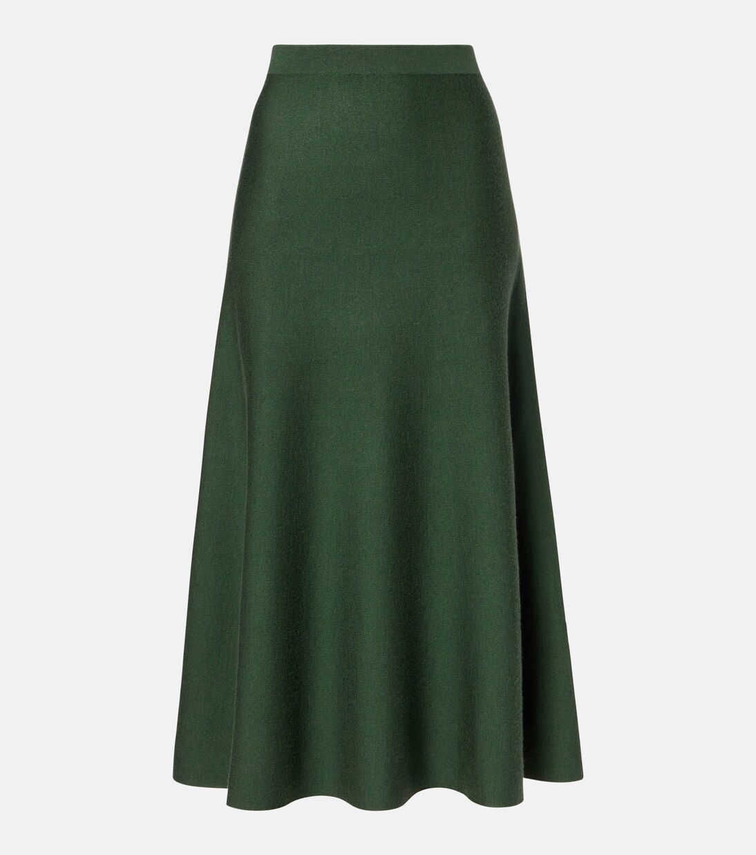Gabriela Hearst Freddie Wool Cashmere And Silk Midi Skirt | endource