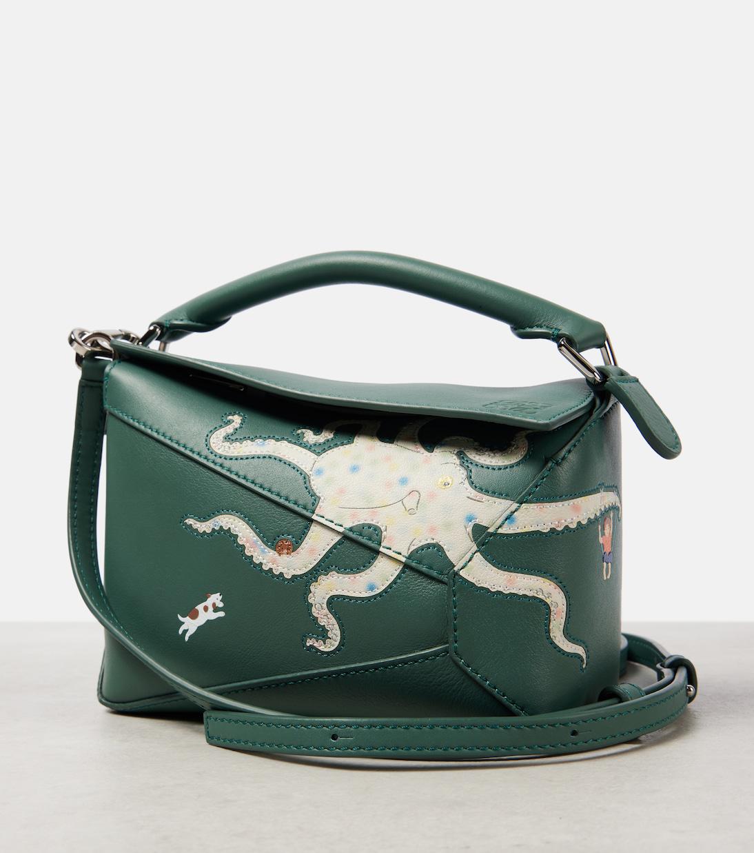 LOEWE Loewe x Suna Fujita - Puzzle Edge Octopus Mini Crossbody Bag in ...