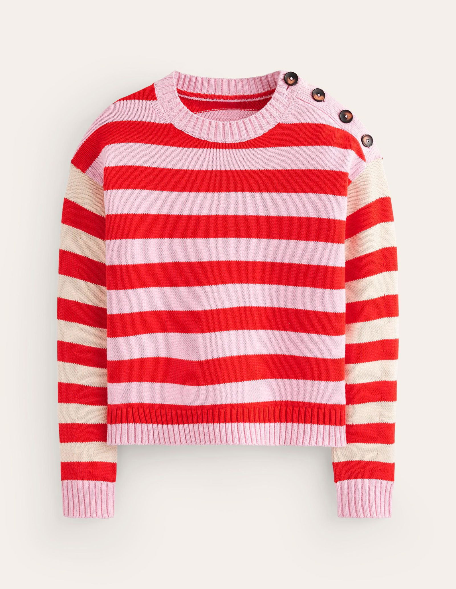 BODEN Hotch Potch Cotton Jumper | endource