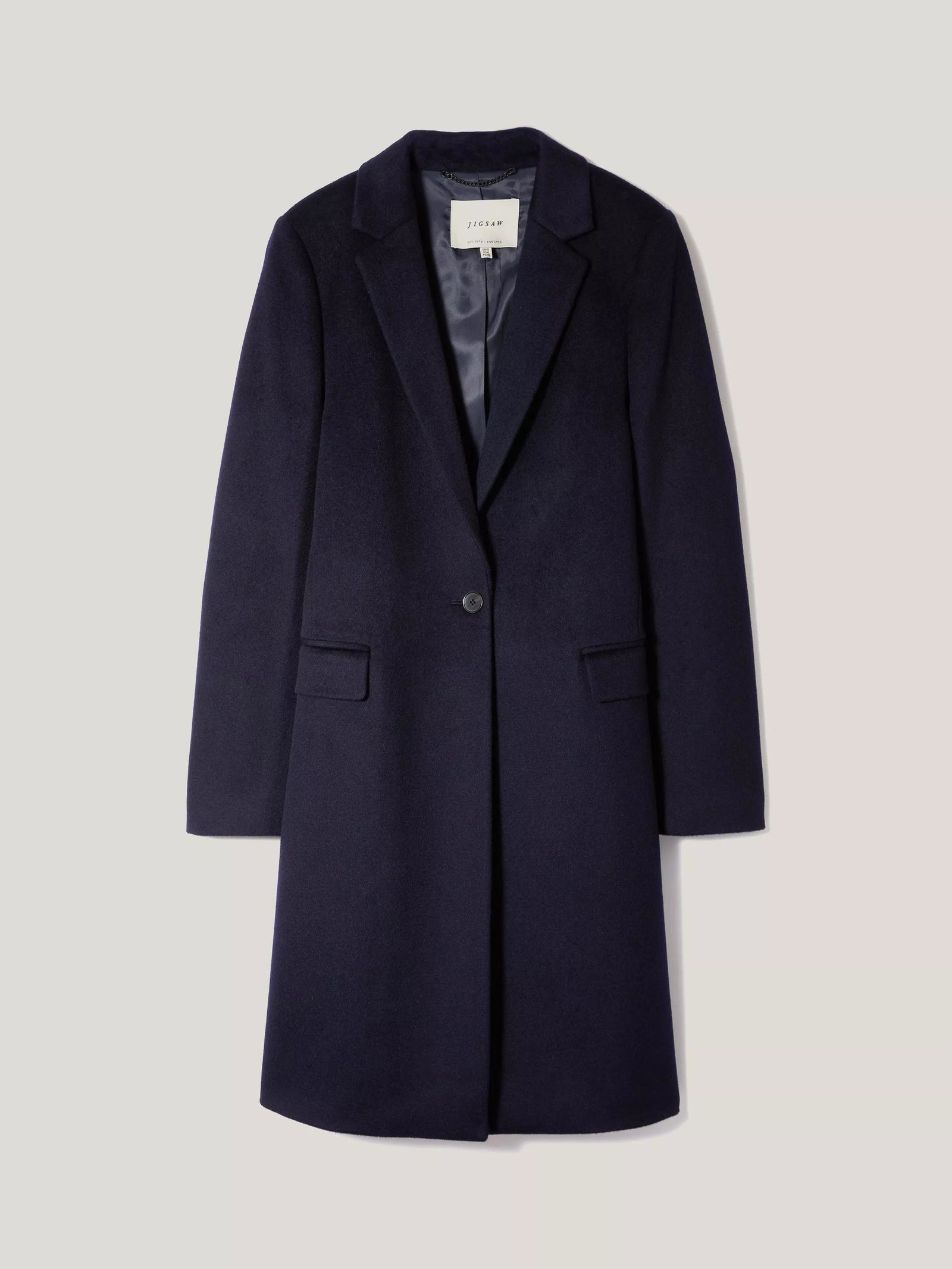 JIGSAW Relaxed City Pure Wool Coat | endource