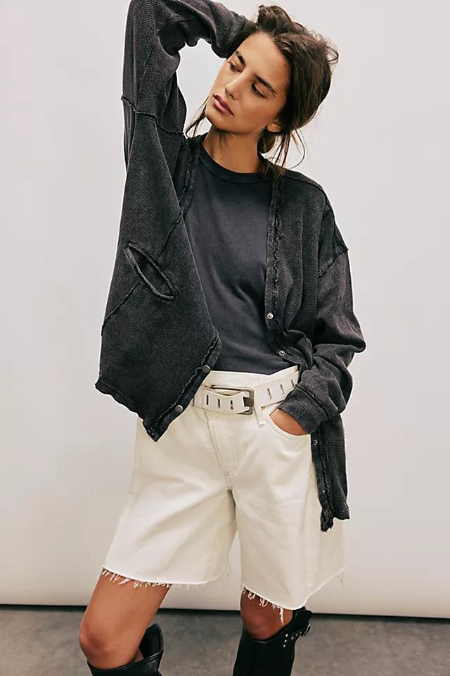 FREE PEOPLE We The Free - Say What Cardi in Golden Brown | endource
