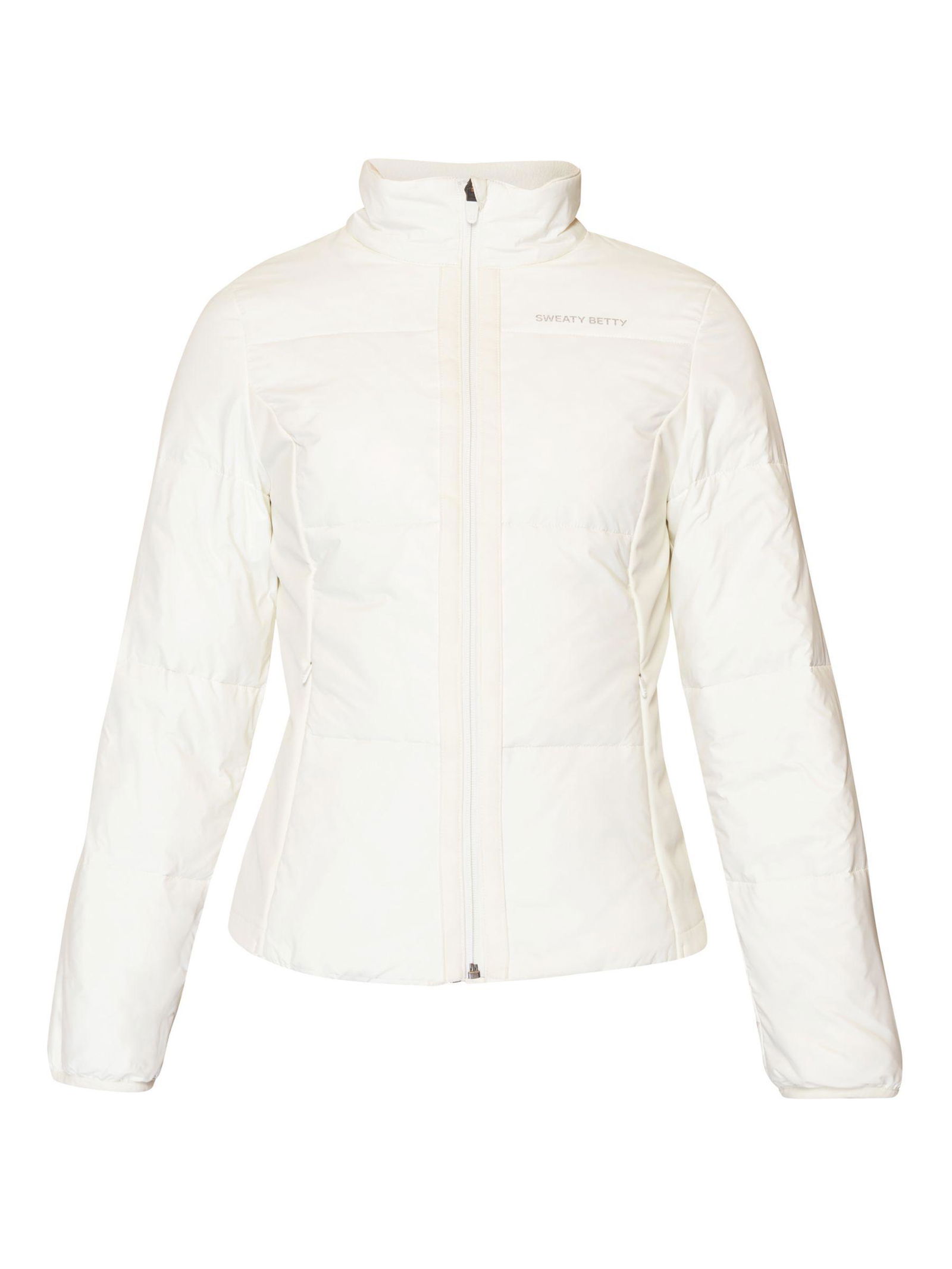 SWEATY BETTY Accelerate Elite Jacket in Lily White | endource