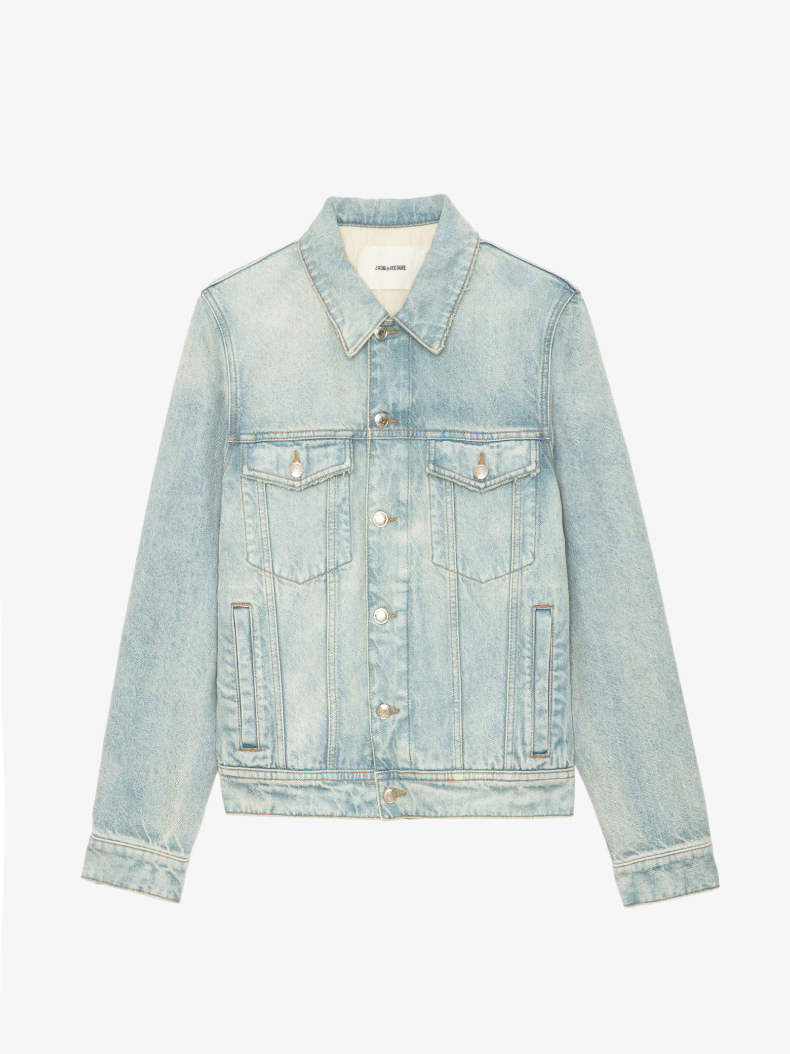ZADIG & VOLTAIRE Denim Basics Jacket in Light blue | endource