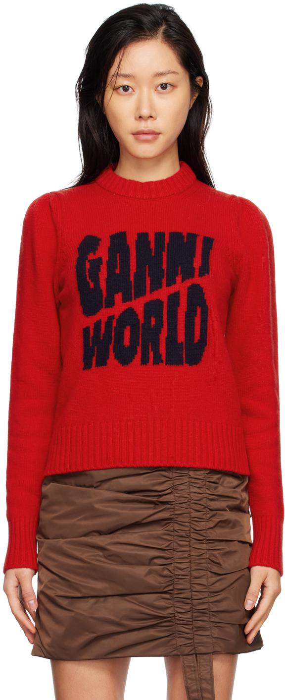 GANNI Graphic Knit Sweater | endource