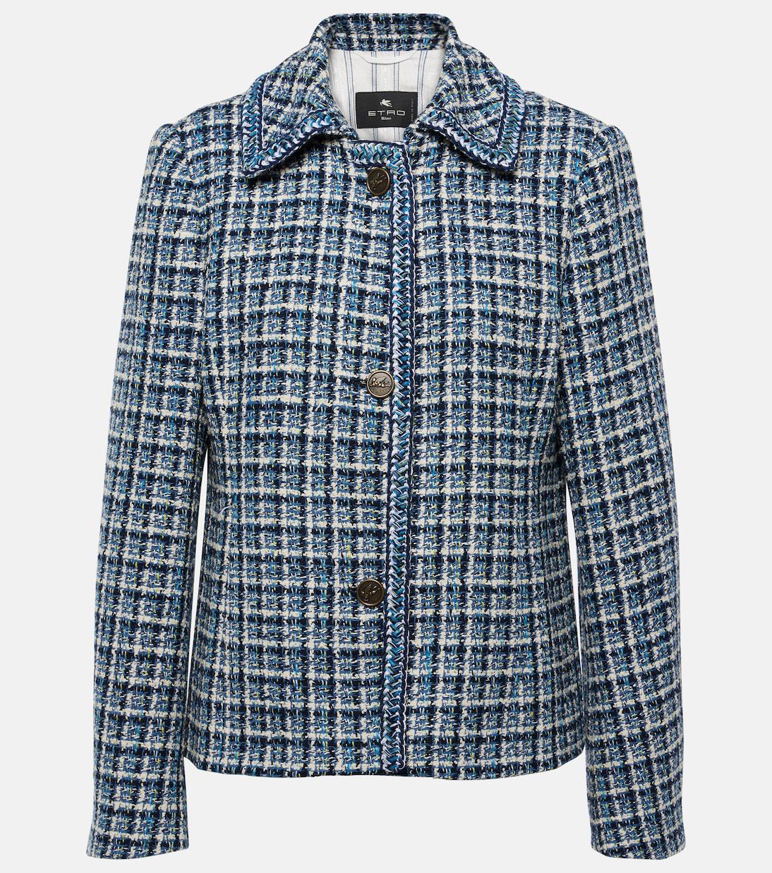 ETRO Cotton-Blend Tweed Jacket | endource
