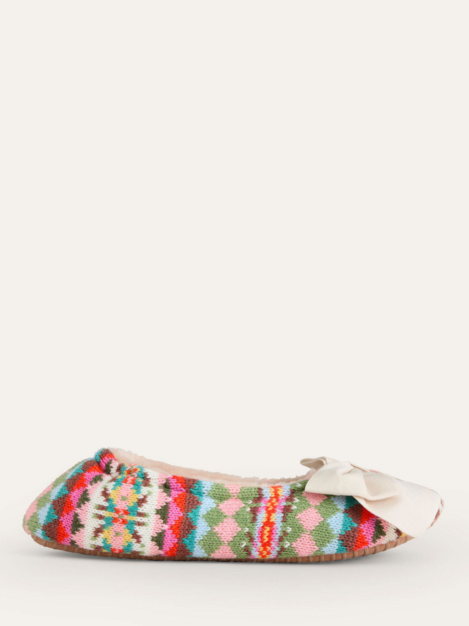 BODEN Bow Slippers in Multi | endource