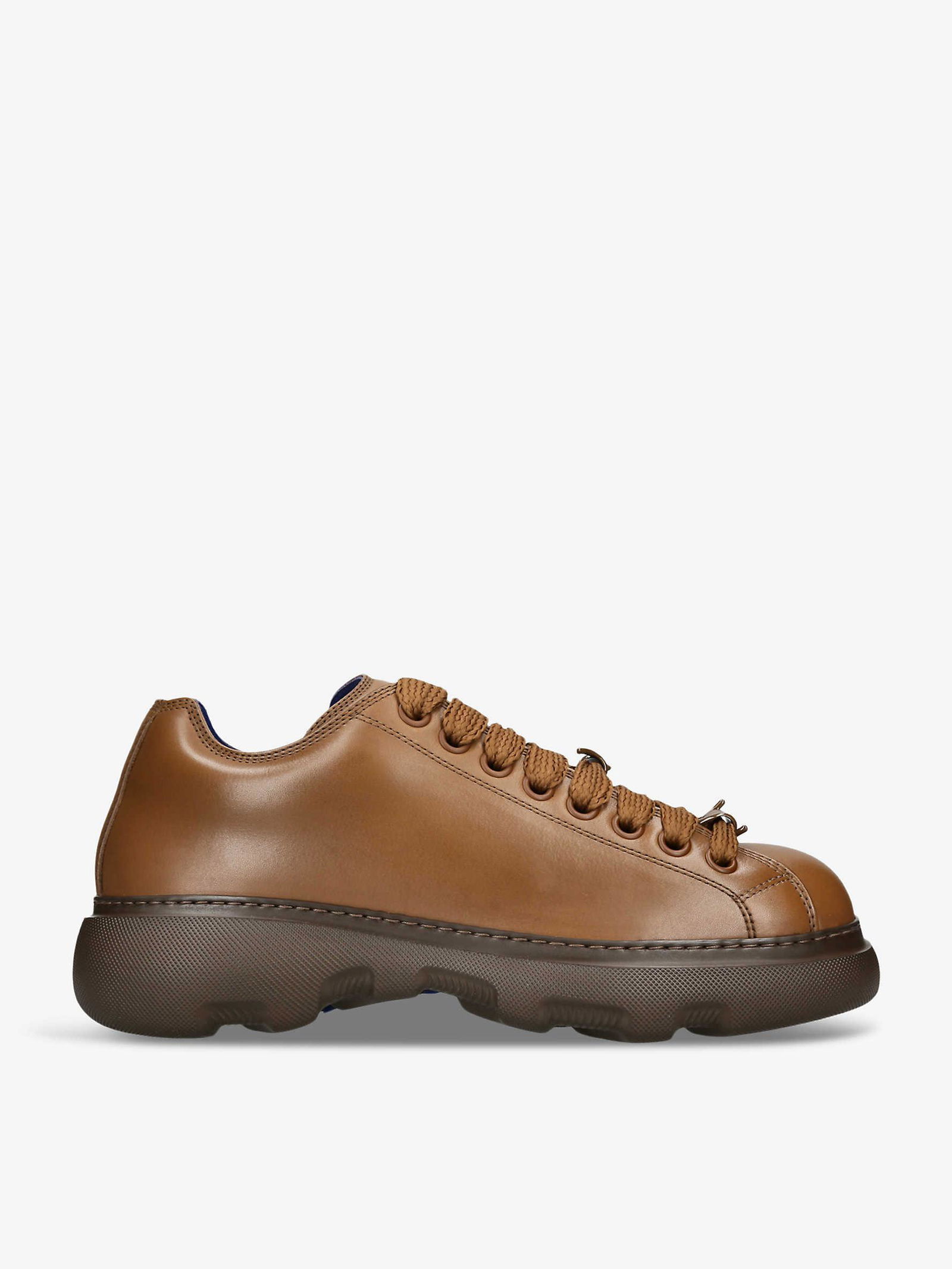BURBERRY Ranger Barbed Wire-Embellished Leather Low-Top Shoes in TAN ...
